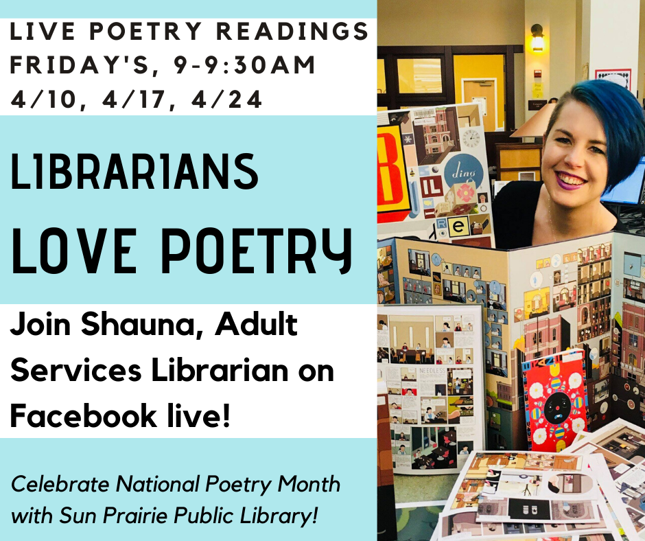 Poetry Reading on Facebook Live | Sun Prairie Public Library